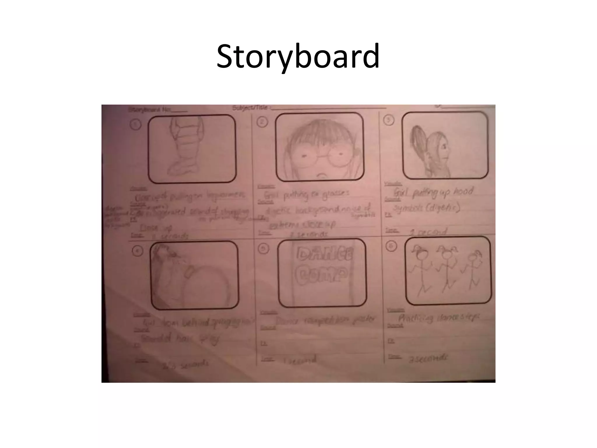 Initial storyboard ideas | PPTX