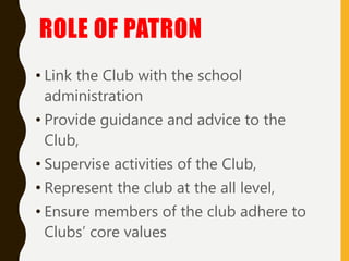 Initial training for establishment of school based hr club | PPT