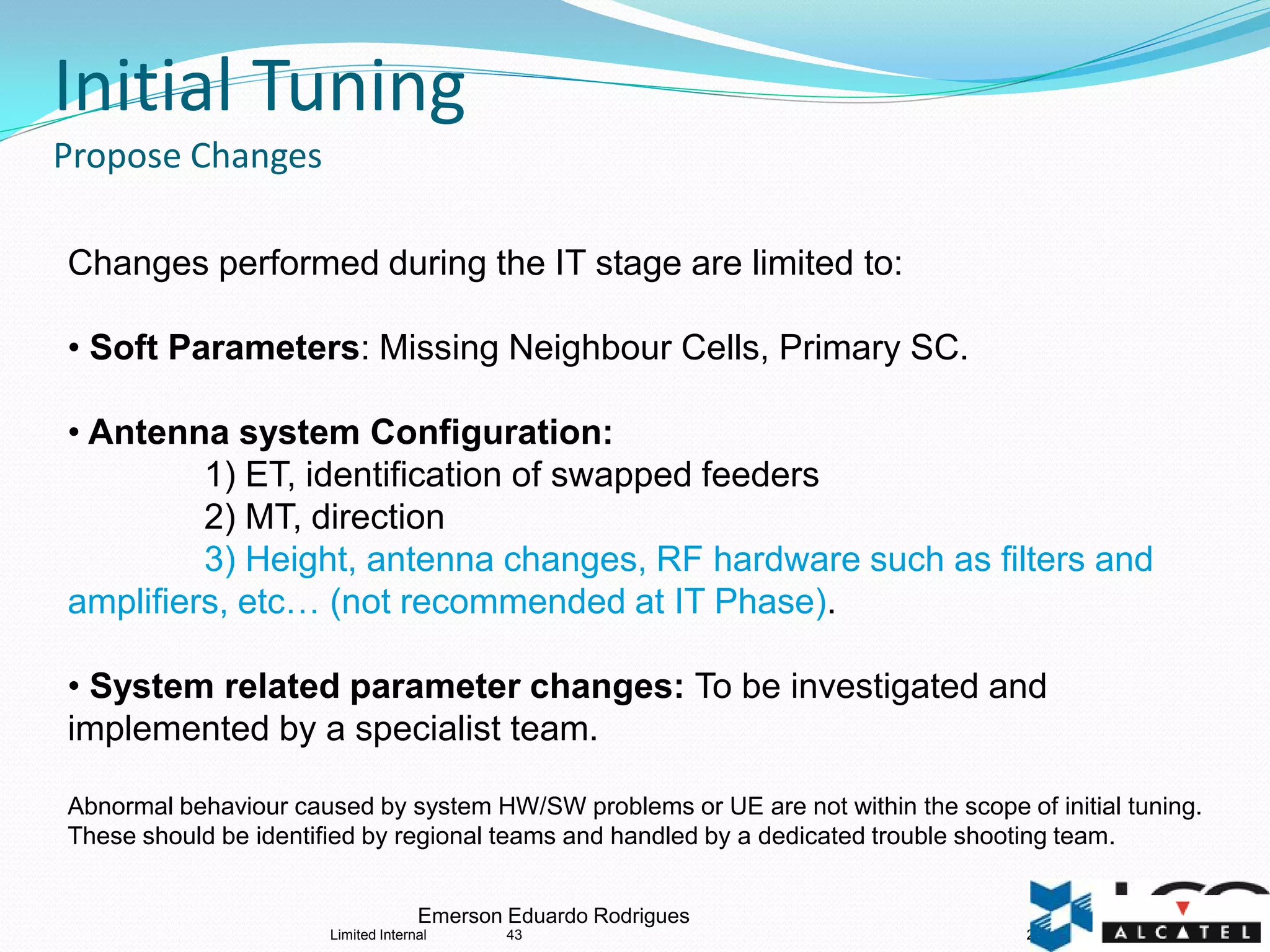 Initial tuning umts (2) | PPT