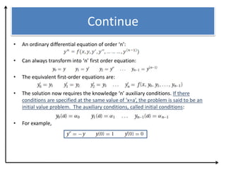 Initial value problems | PPT