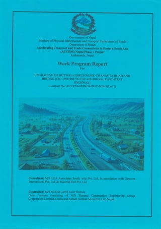 Sample Initial Work Program of an ICB Project | PDF