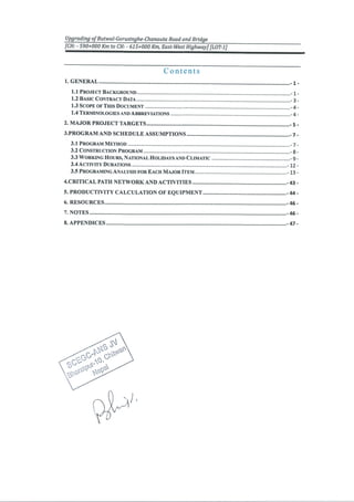 Sample Initial Work Program of an ICB Project | PDF
