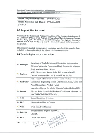 Sample Initial Work Program of an ICB Project | PDF