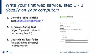 Initiation the Java web application project in the Google App Engine | PPT