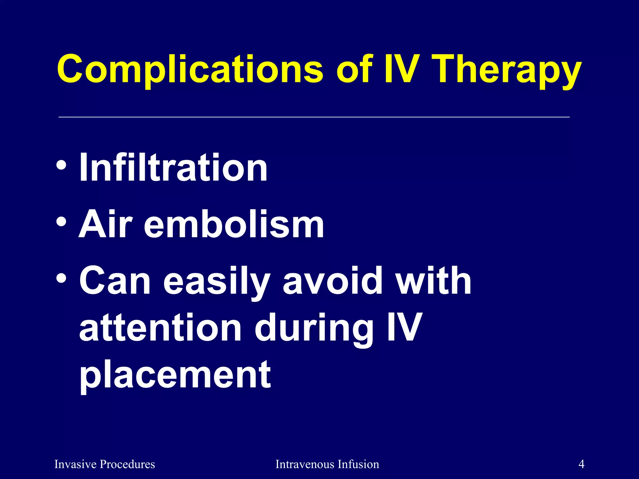 Initiate an iv therapy | PPT