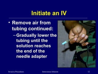 Initiate an iv therapy | PPT