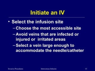 Initiate an iv therapy | PPT