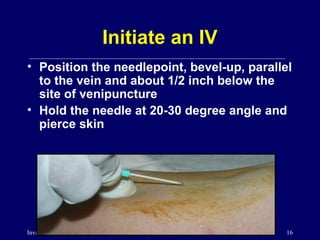 Initiate an iv therapy | PPT