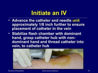 Initiate an iv therapy | PPT