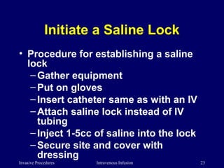 Initiate an iv therapy | PPT