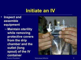 Initiate an iv therapy | PPT