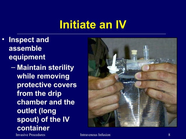 Initiate an iv therapy | PPT