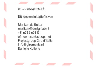 Initiatief Giromania Amsterdam | PPT