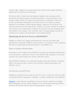 Initiating a performance discussion | PDF