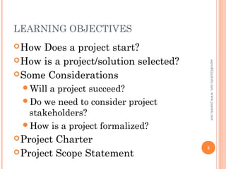 Initiating a project | PPT