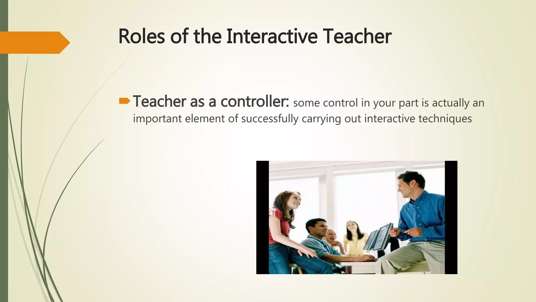 Initiating interaction in the classroom | PPTX