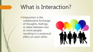 Initiating interaction in the classroom | PPTX