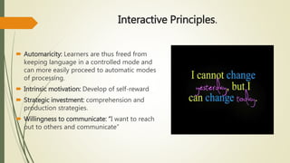 Initiating interaction in the classroom | PPTX
