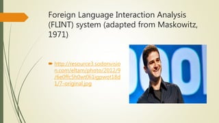 Initiating interaction in the classroom | PPTX | Education