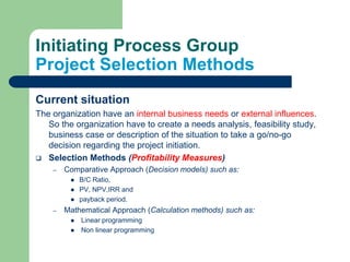 PMBOK_5th_Initiating Process Group - | PPT