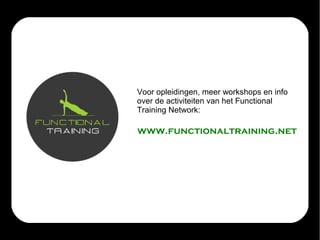 Initiation to Functional Training | PPT