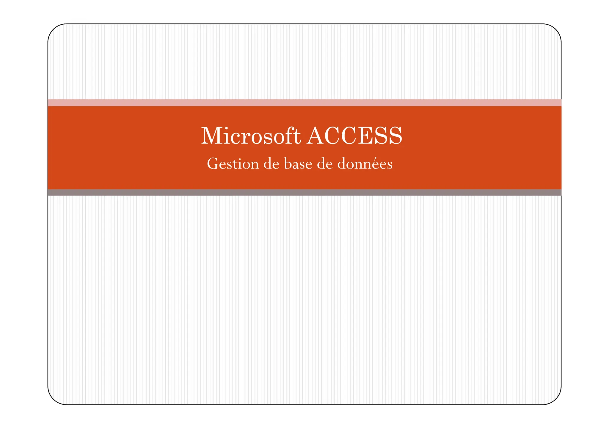 initiation_a_access microsoft office access | PDF