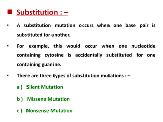 Initiation and termination codons , mutation and genetic code | PPTX