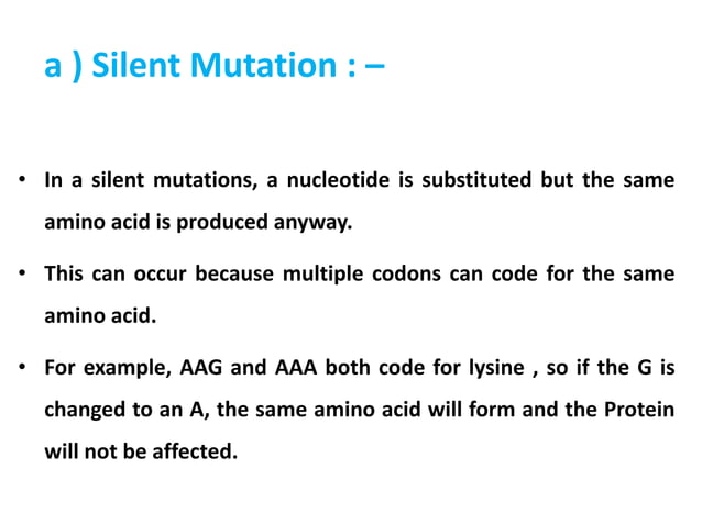 Initiation and termination codons , mutation and genetic code | PPTX ...