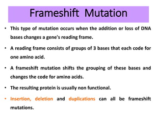 Initiation and termination codons , mutation and genetic code | PPTX