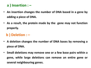 Initiation and termination codons , mutation and genetic code | PPTX