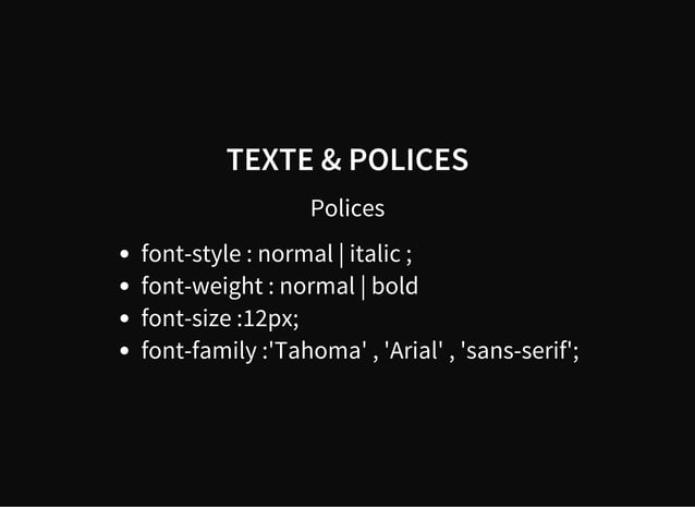Initiation Html Css Ppt
