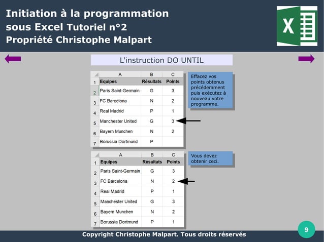 Initiation à la programmation sous excel tutoriel2 | PDF