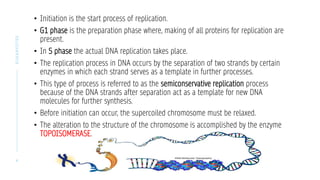 INITIATION mol bio Dna in eukaryotes initiation part | PDF
