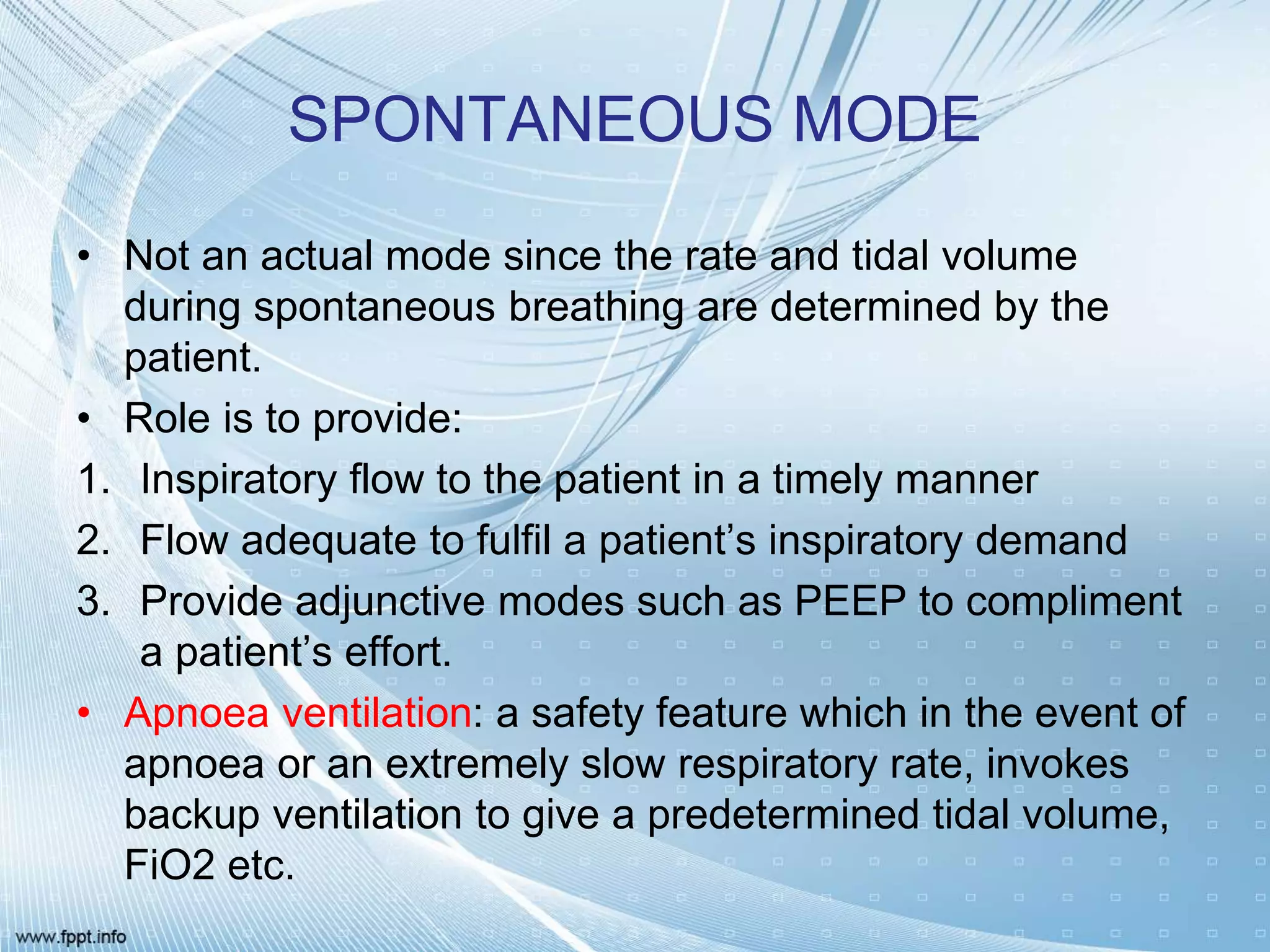 Initiation of mechanical ventilation and weaning | PPTX