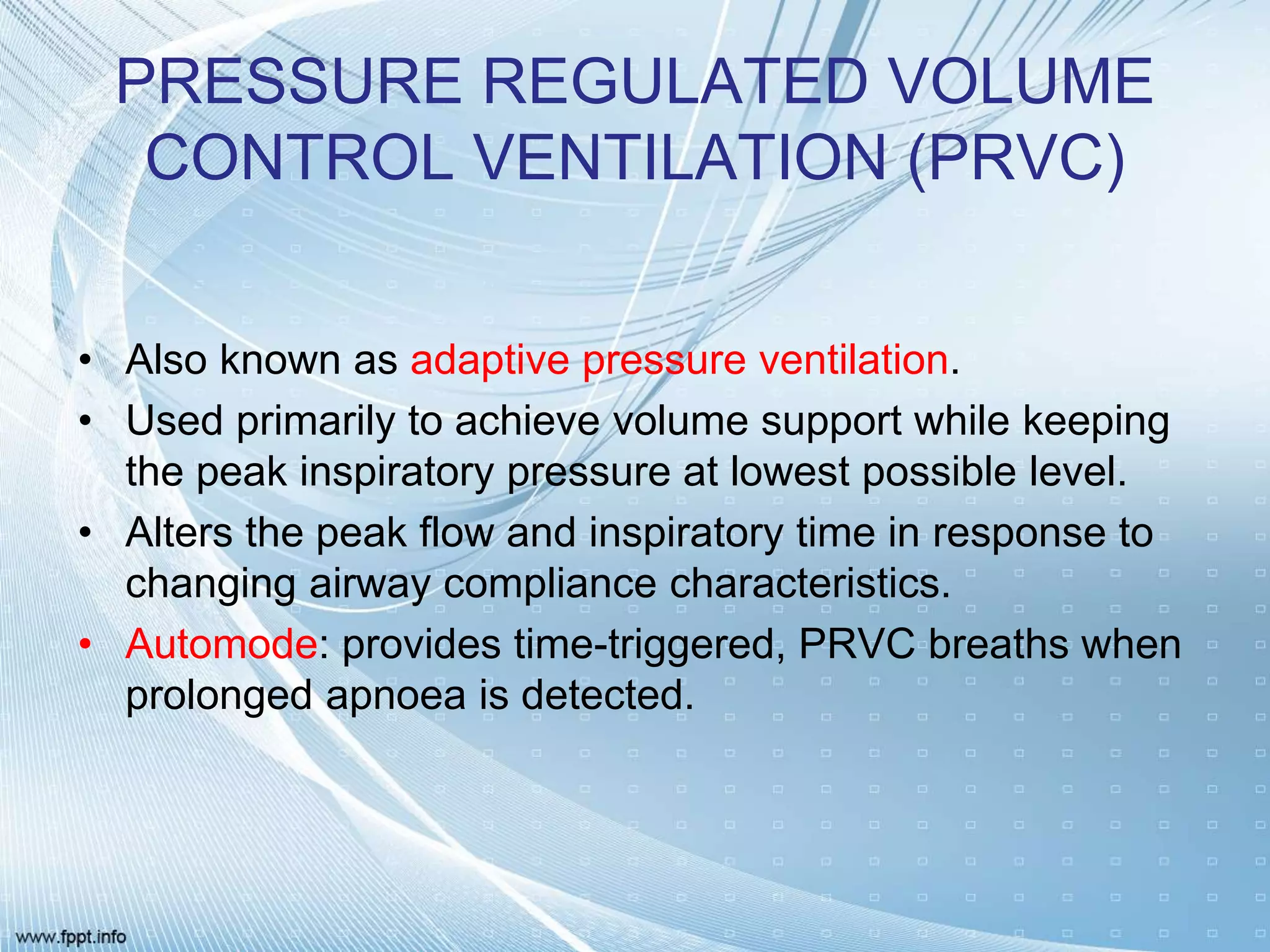Initiation of mechanical ventilation and weaning | PPTX