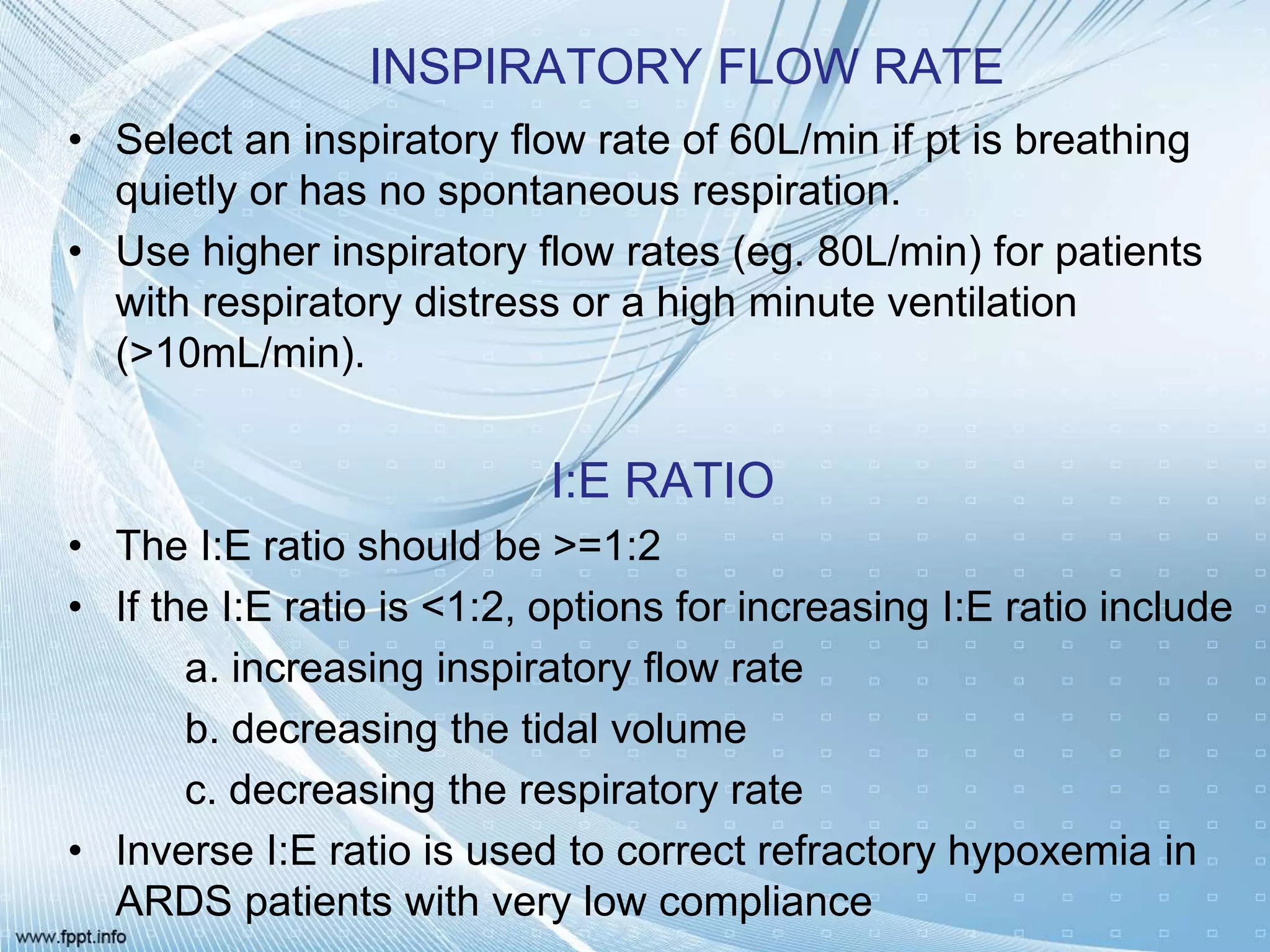 Initiation of mechanical ventilation and weaning | PPTX