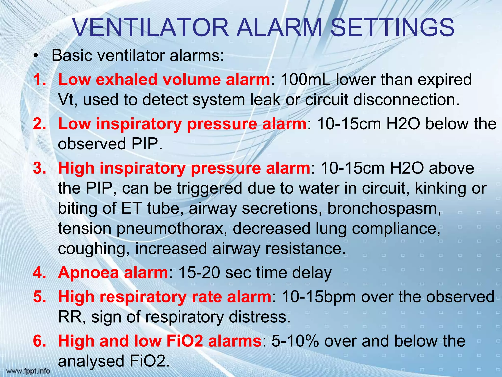 Initiation of mechanical ventilation and weaning | PPTX