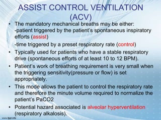 Initiation of mechanical ventilation and weaning | PPTX