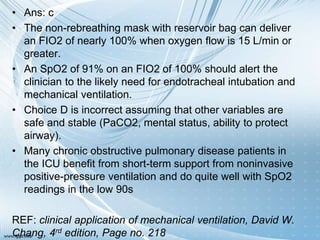 Initiation of mechanical ventilation and weaning | PPTX