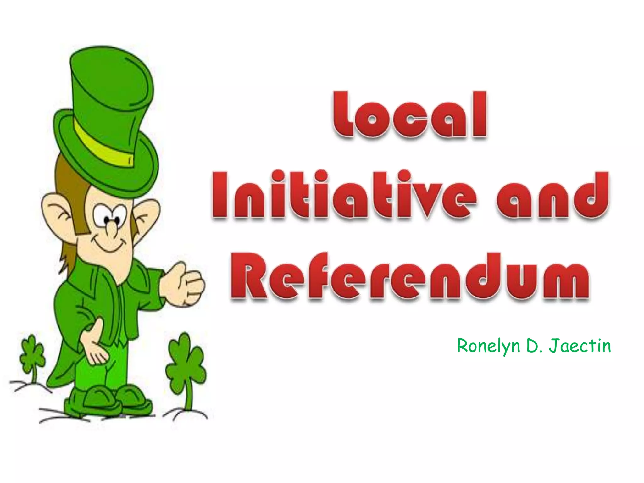 Initiative and referendum | PPTX