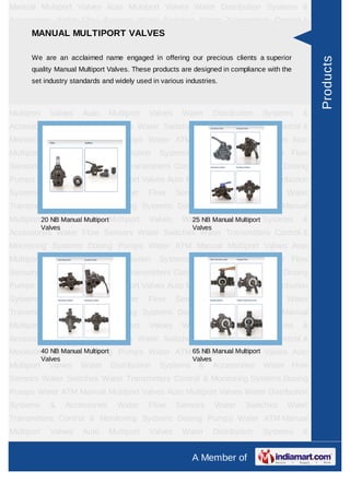Initiative, Pune, Manual Multiport Valves | PDF