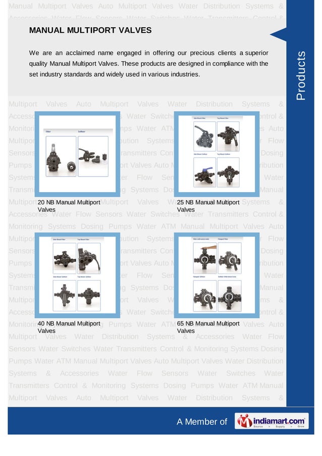 Initiative, Pune, Manual Multiport Valves | PDF