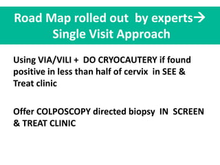 Initiatives of elimination of Cervical cancer in India so far ...