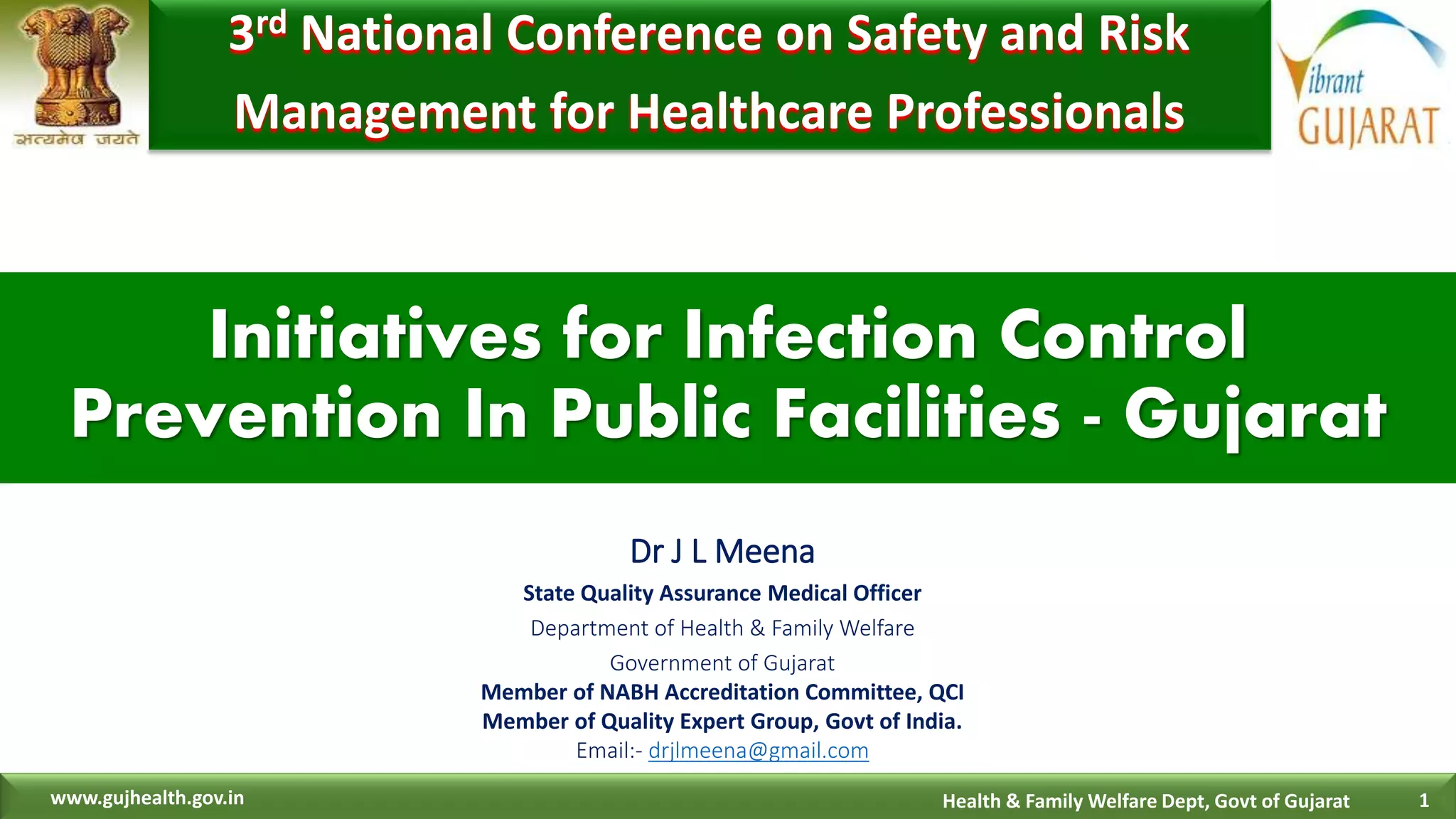 Initiatives for infection control prevention in public facilities ...