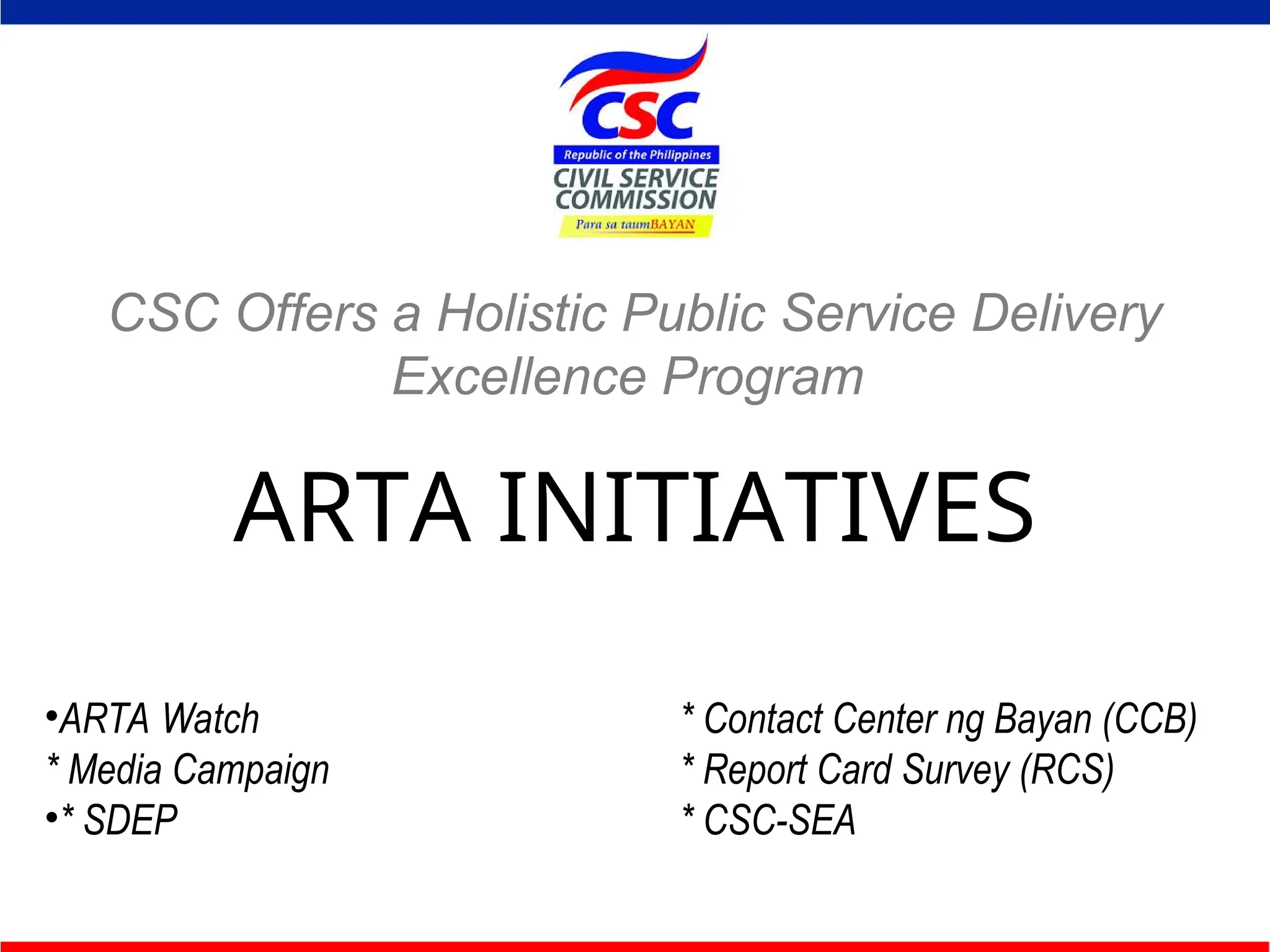 INITIATIVES OF ANTI RED TAPE AUTHORITY.PPT