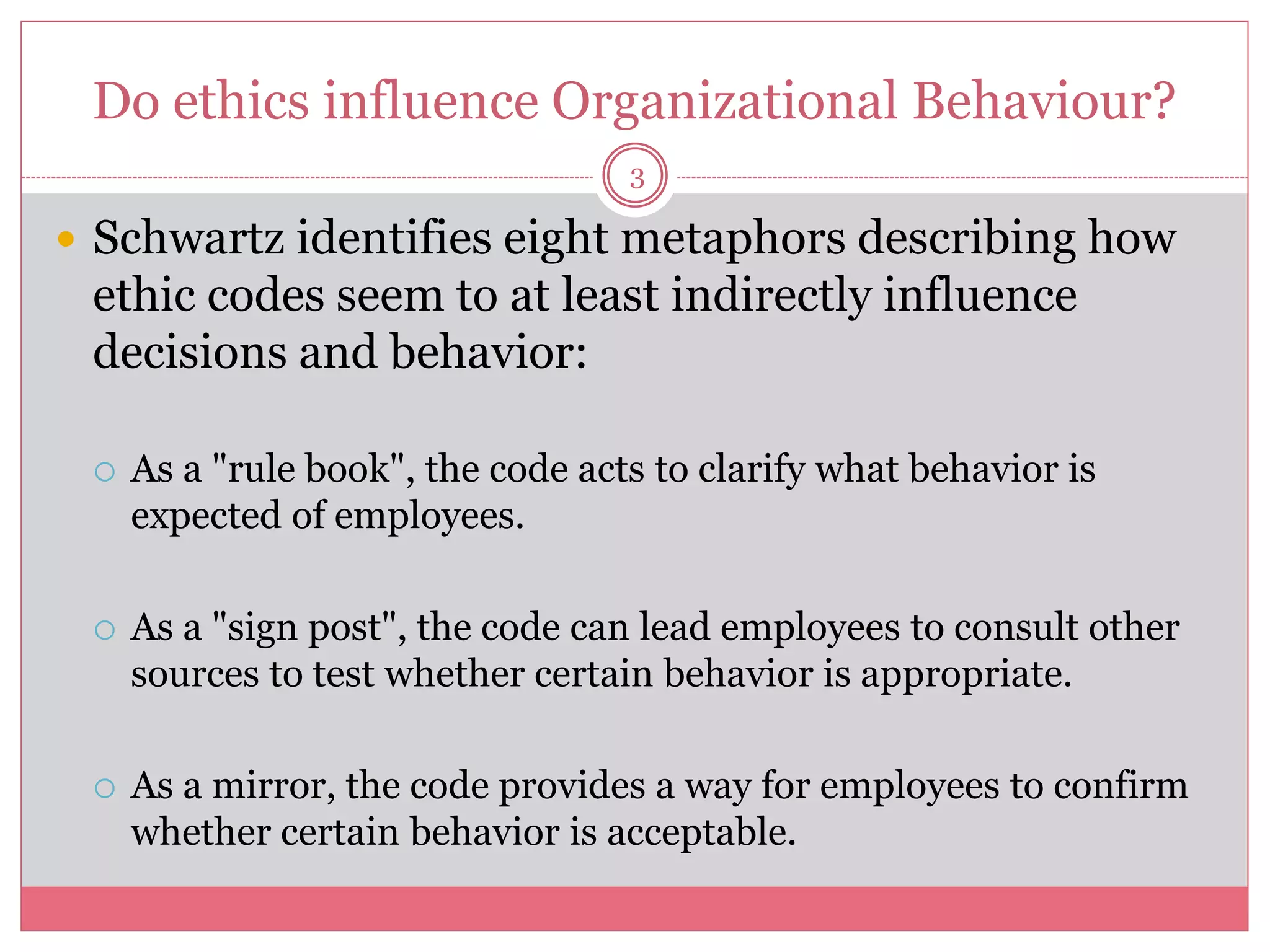 Initiatives to maintain organizational ethics | PPTX