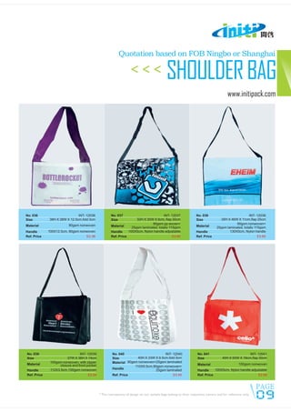 Initi Shopping Bag Catalog | PDF
