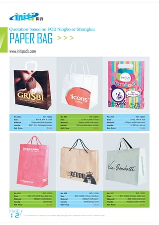 Initi Shopping Bag Catalog | PDF