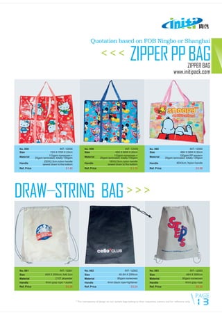 Initi Shopping Bag Catalog | PDF