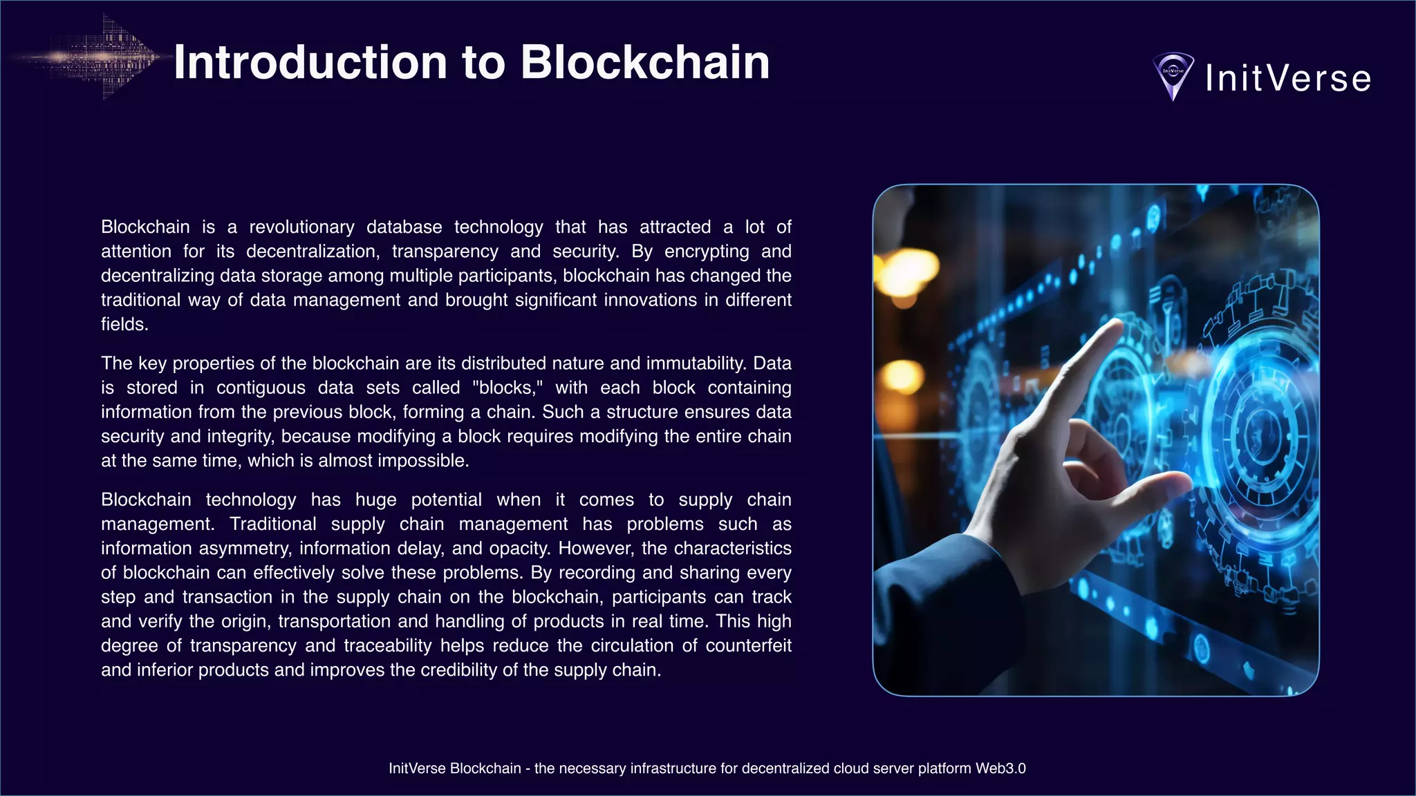 InitVerse Blockchain - Blockchain applied to supply chain management.pdf